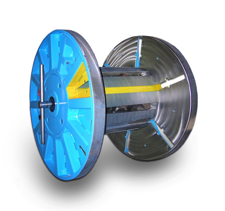 Collapsible Reels for steel wire coiling and spooling operations for ...