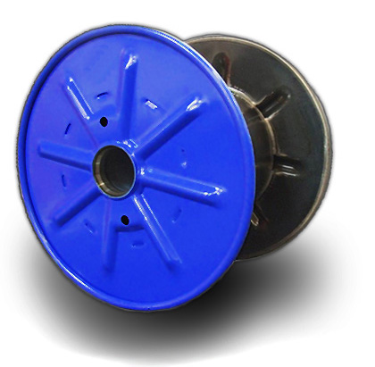 Pressed Steel Reels for cable bunching, steel reels for wire drawing ...